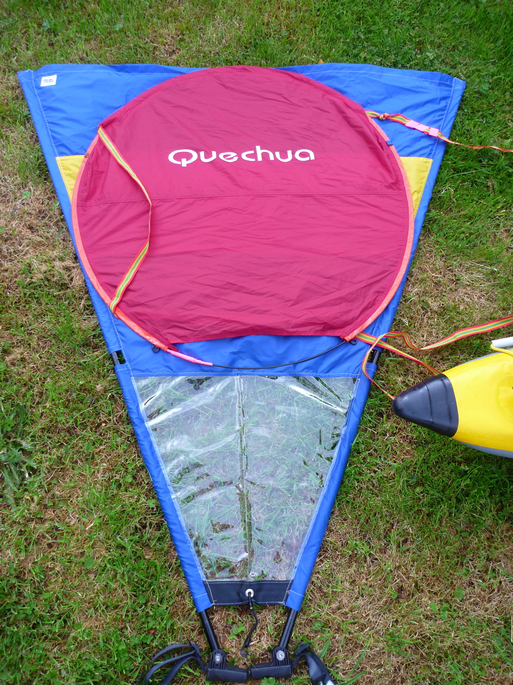 Fitting a Pacific Action sail on Incept K40 | Inflatable Kayaks & Packrafts