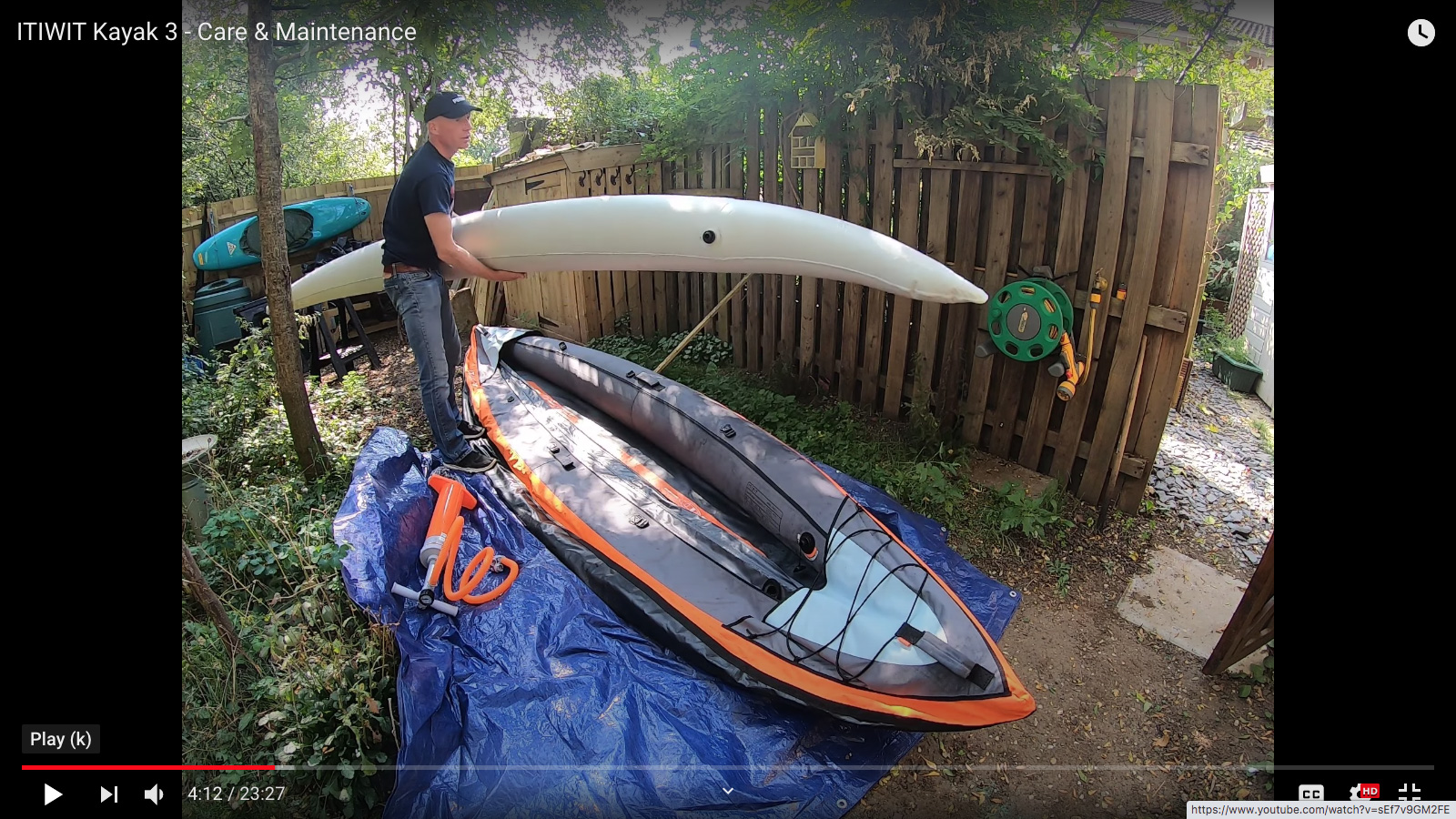 Drying your inflatable kayak | Inflatable Kayaks & Packrafts